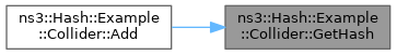 ns-3: ns3::Hash::Example::Collider Class Reference