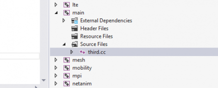 Ns-3 on Visual Studio 2012 - Nsnam
